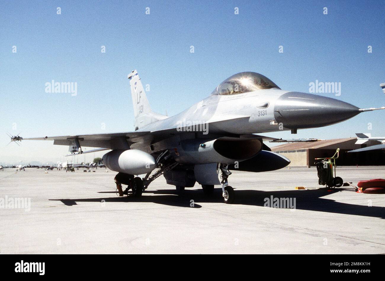 F-16C Falcon from the 310th Fighter Squadron, 56th Fighter Wing, Luke ...