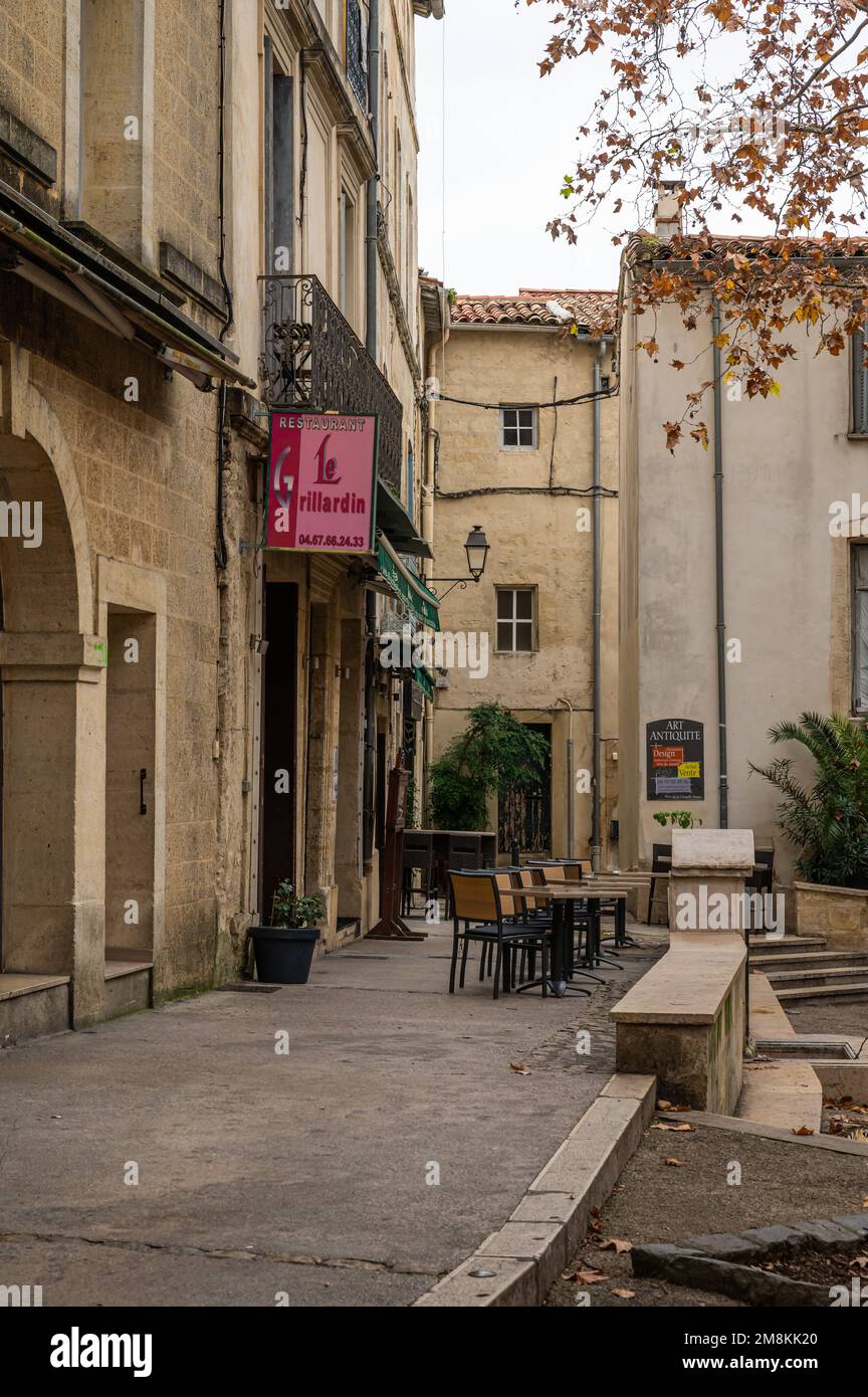 Montpellier france old town hi-res stock photography and images - Alamy