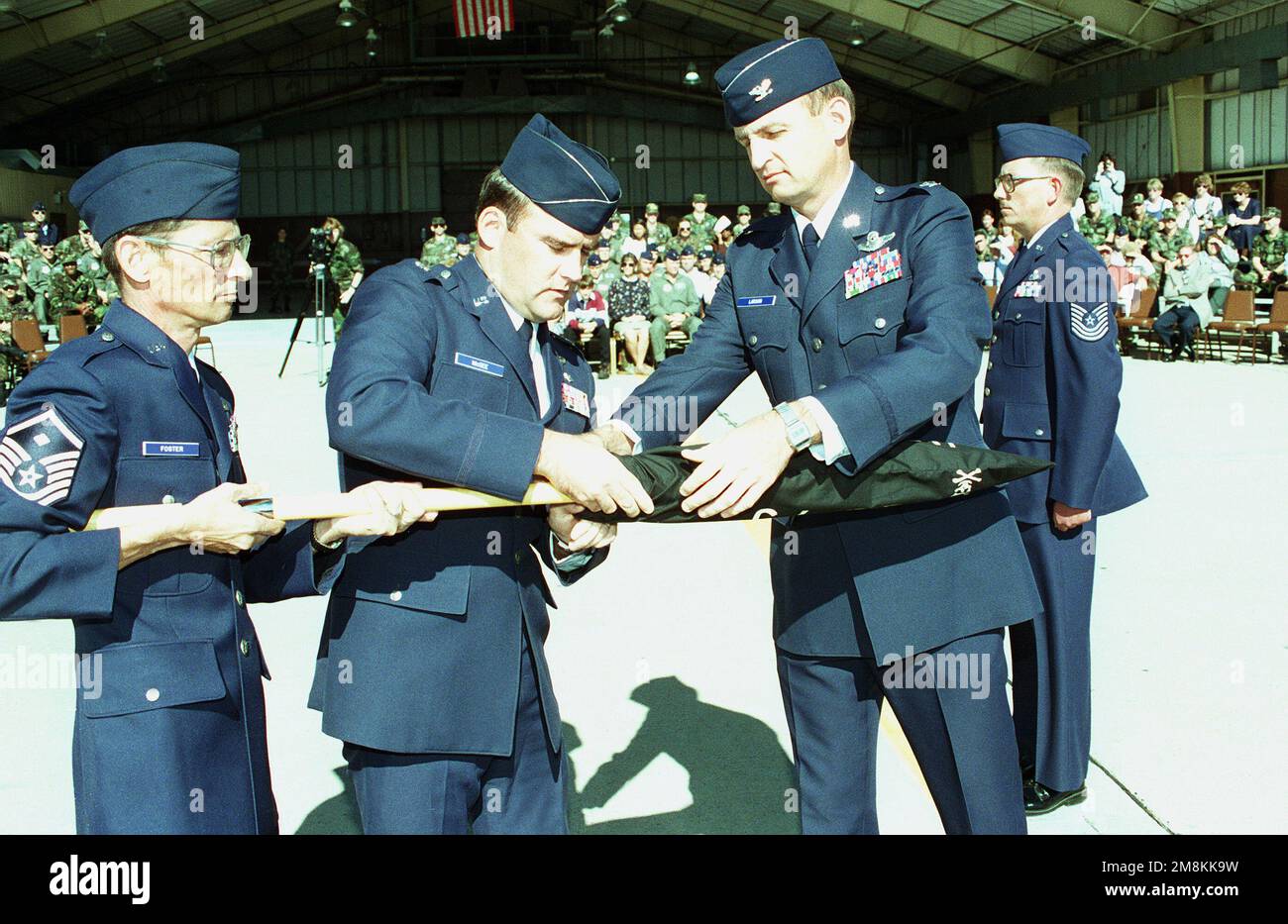 MASTER SGT. Randy Foster, the 428th Fighter Squadron First Sergeant ...