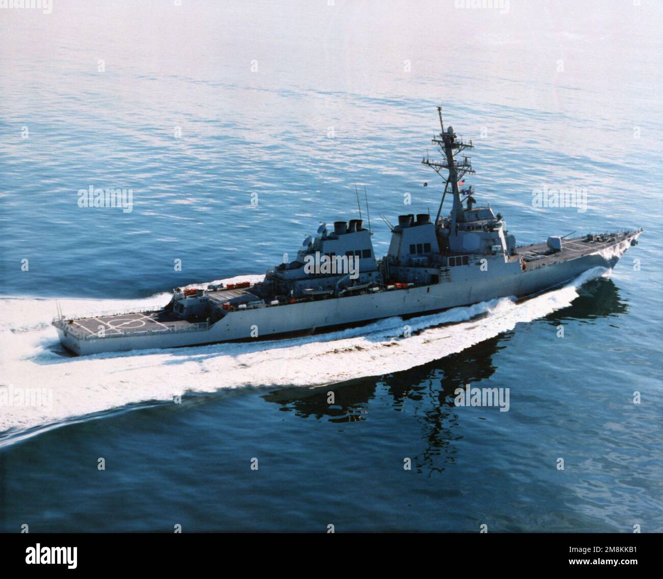 Aerial starboard quarter view (140 degrees off centerline) of the ...