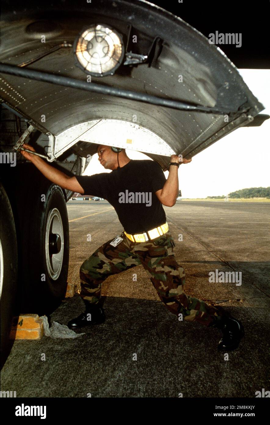 SGT. Tim Miller, maintenance personnel from 61st AS Little Rock AFB AK ...