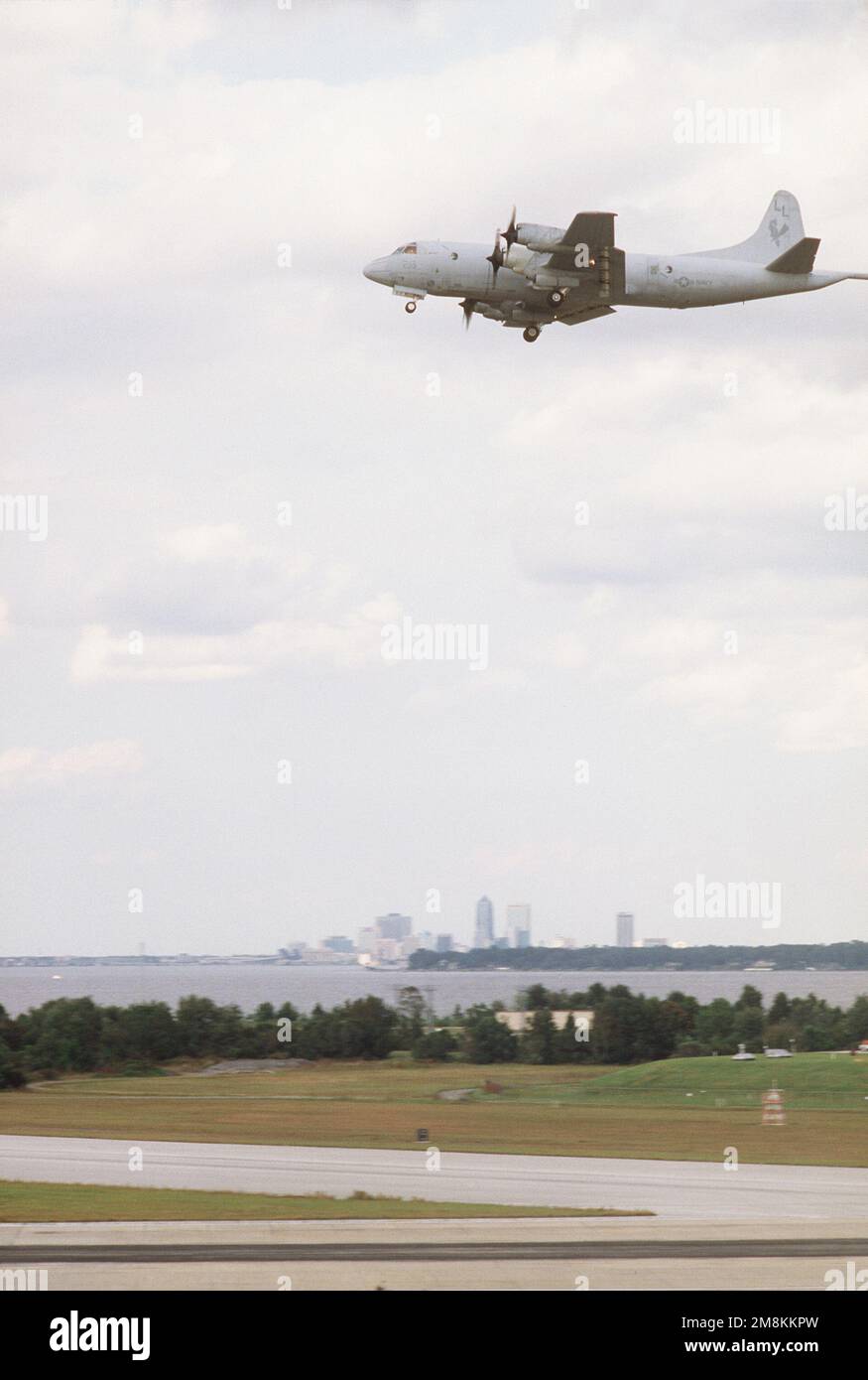 A P-3C Orion aircraft of Patrol Squadron 30 (VP-30), a Fleet ...