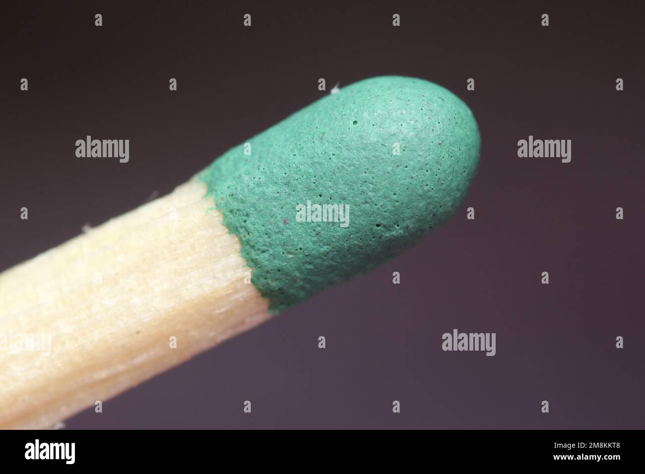 wooden matchstick with green head Stock Photo - Alamy