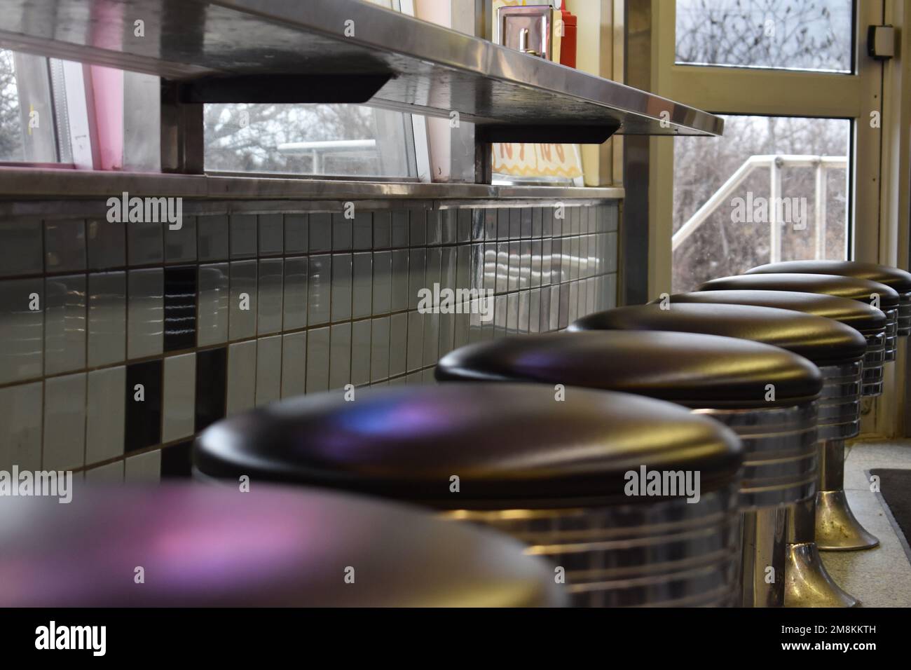 Memories of an American diner Stock Photo - Alamy