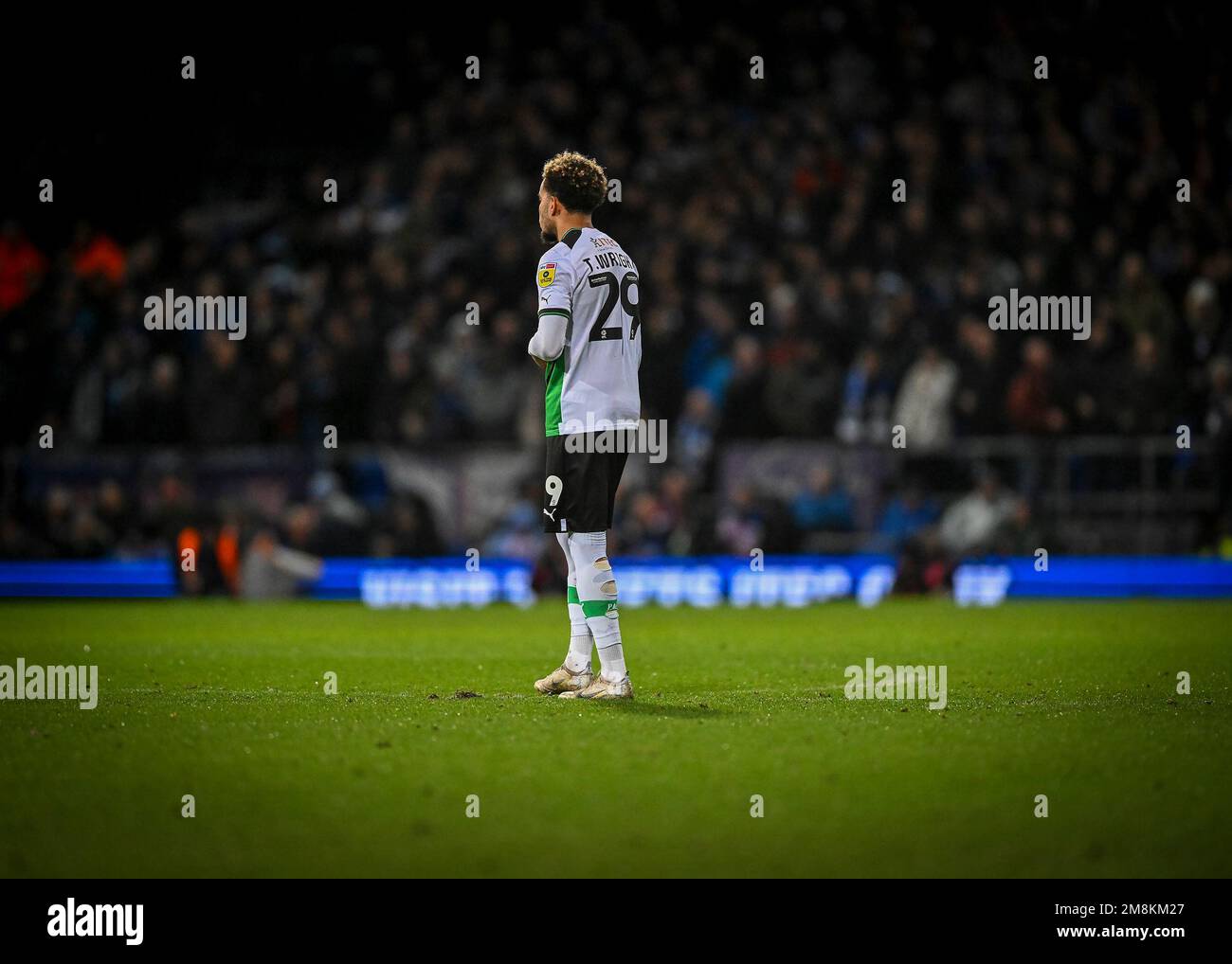Plymouth Argyle midfielder Tyreik Wright (29) during the Sky Bet League ...