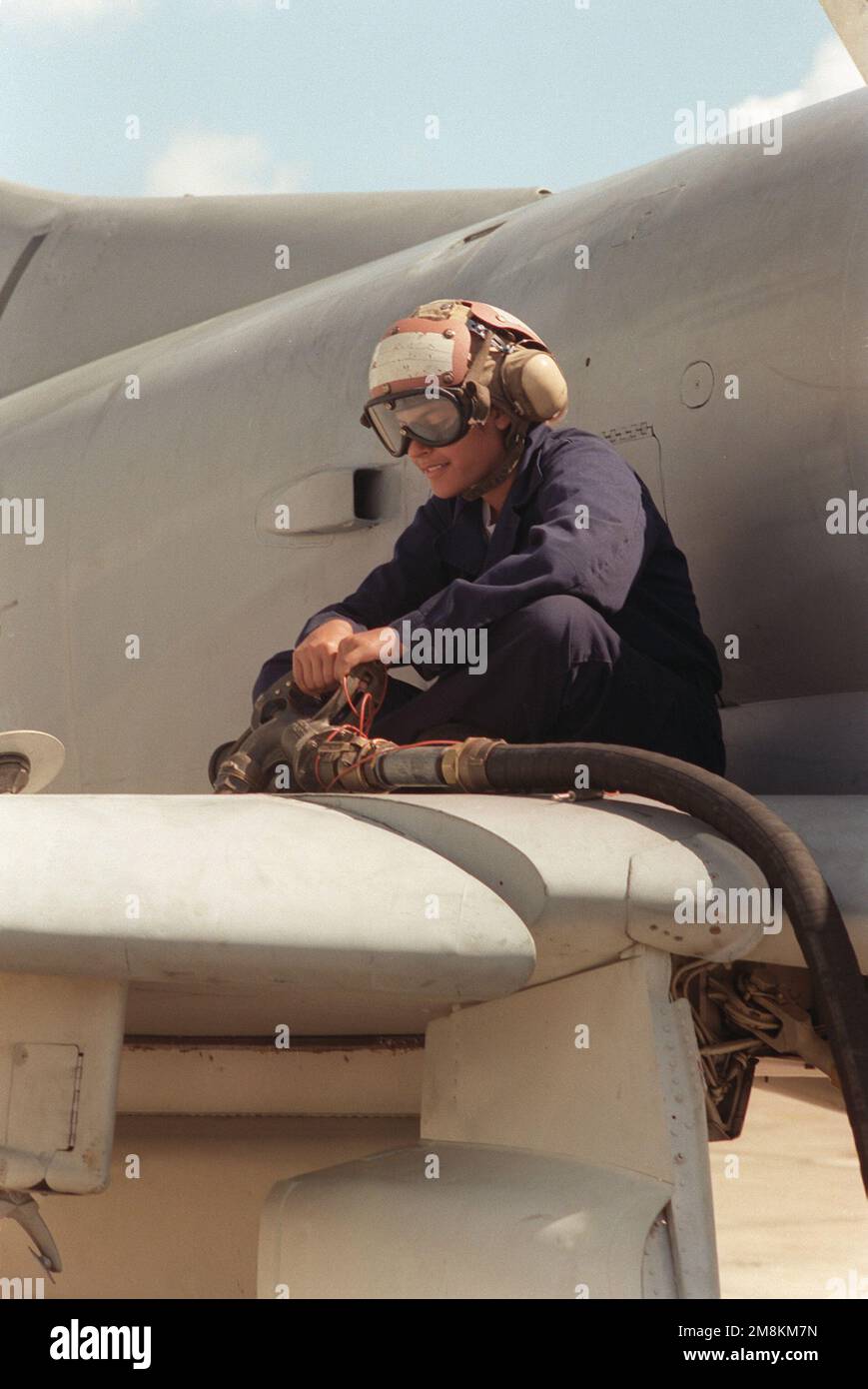 Naval Reservist AIRMAN (AN) Natalie Spiliopoulos, assigned to the Line ...