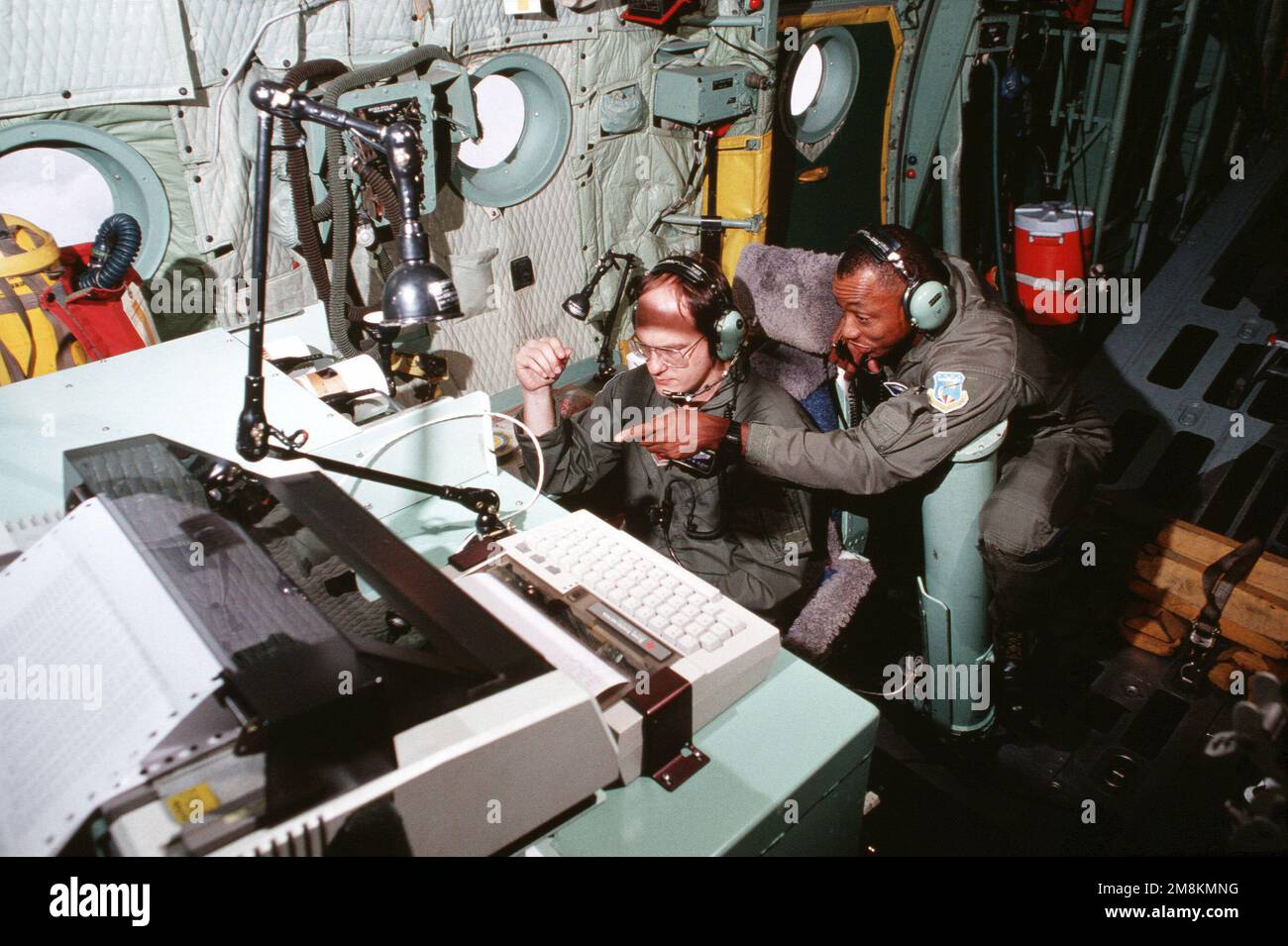 US Air Force MASTER Sergeant Robert Perry and Technical Sergeant Tony ...