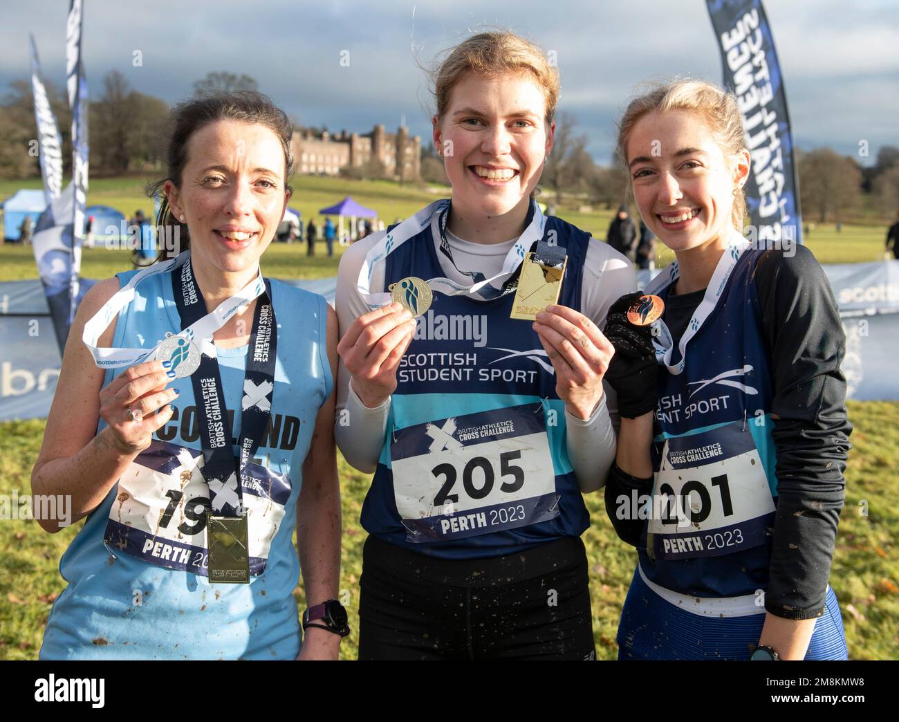 Perth, UK. 14th Jan, 2023. Fionnuala Ross (Silver) Megan Keith (Gold ...