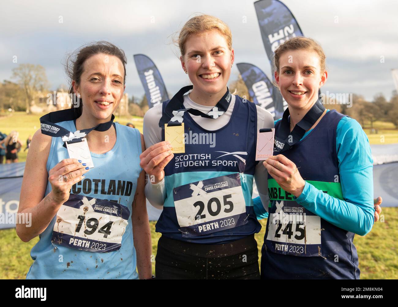 Perth, UK. 14th Jan, 2023. Fionnuala Ross (Silver) Megan Keith (Gold ...