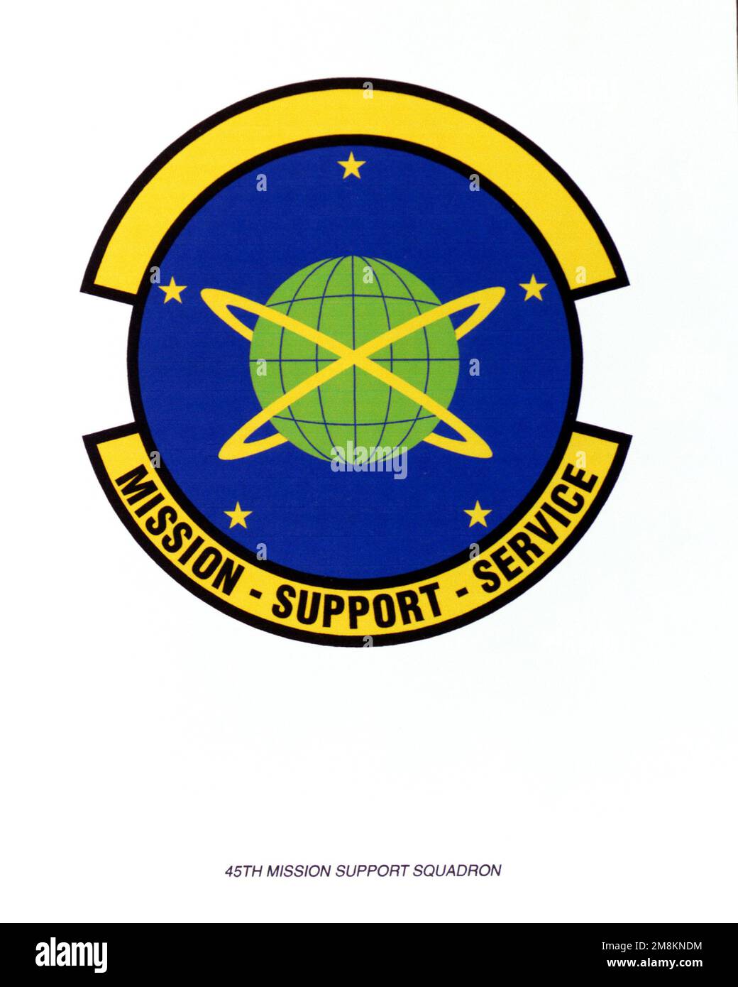 AIR FORCE ORGANIZATIONAL EMBLEM 45th Mission Support Squadron Exact ...
