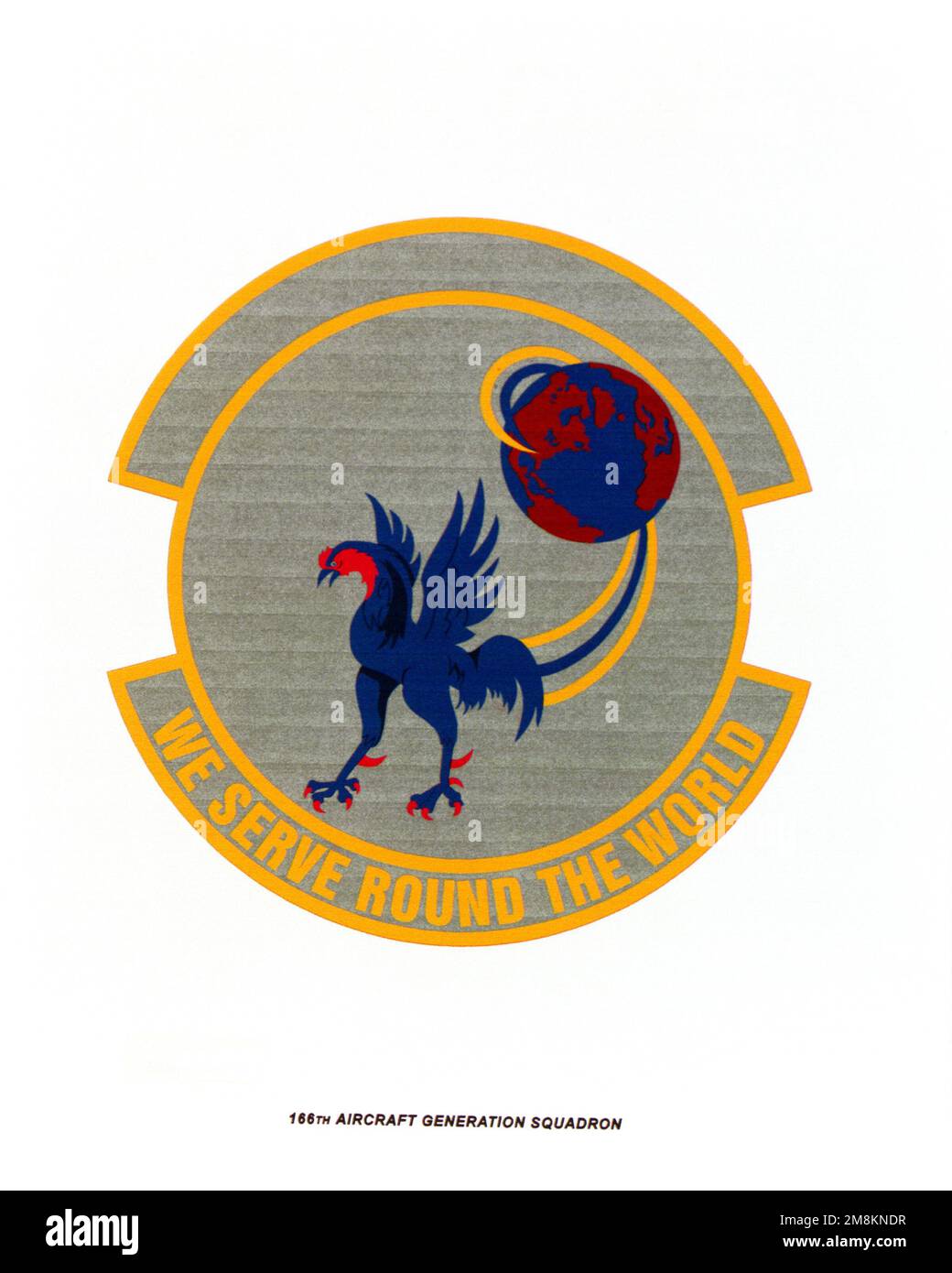 AIR FORCE ORGANIZATIONAL EMBLEM 166th Aircraft Generation Squadron ...