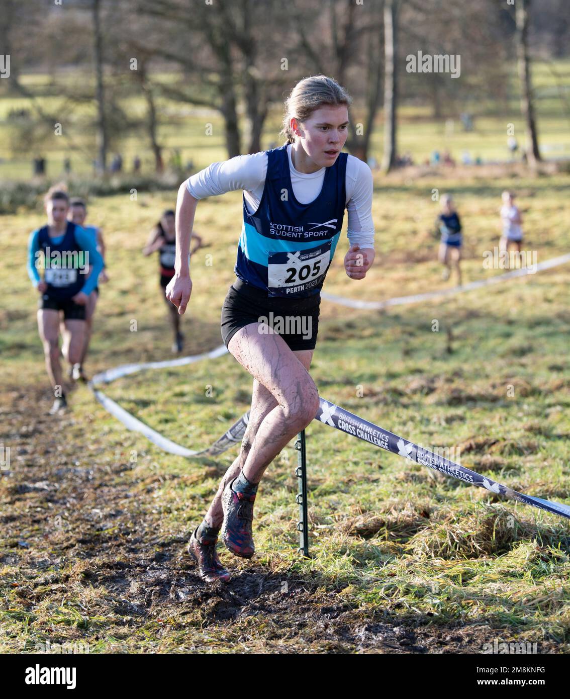 Perth, UK. 14th Jan, 2023. Megan Keith (Gold) Scottish Students Team ...