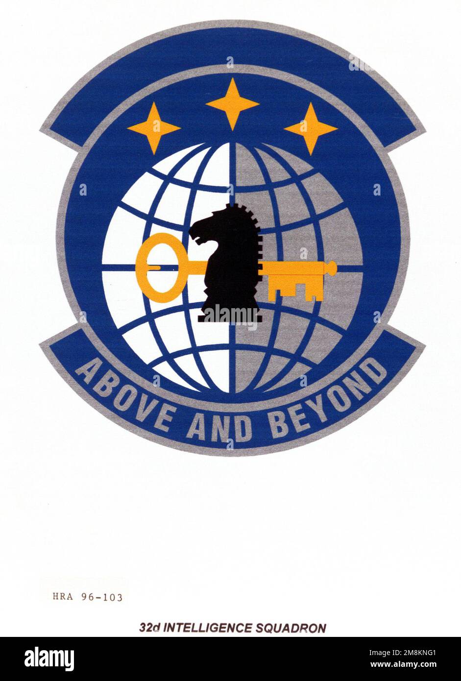 Air Force Organizational Emblem. 32nd Intelligence Squadron Exact Date ...