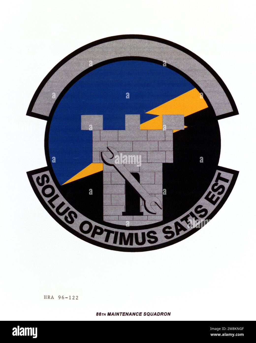 Air Force Organizational Emblem. 86th Maintenance Squadron Exact Date ...