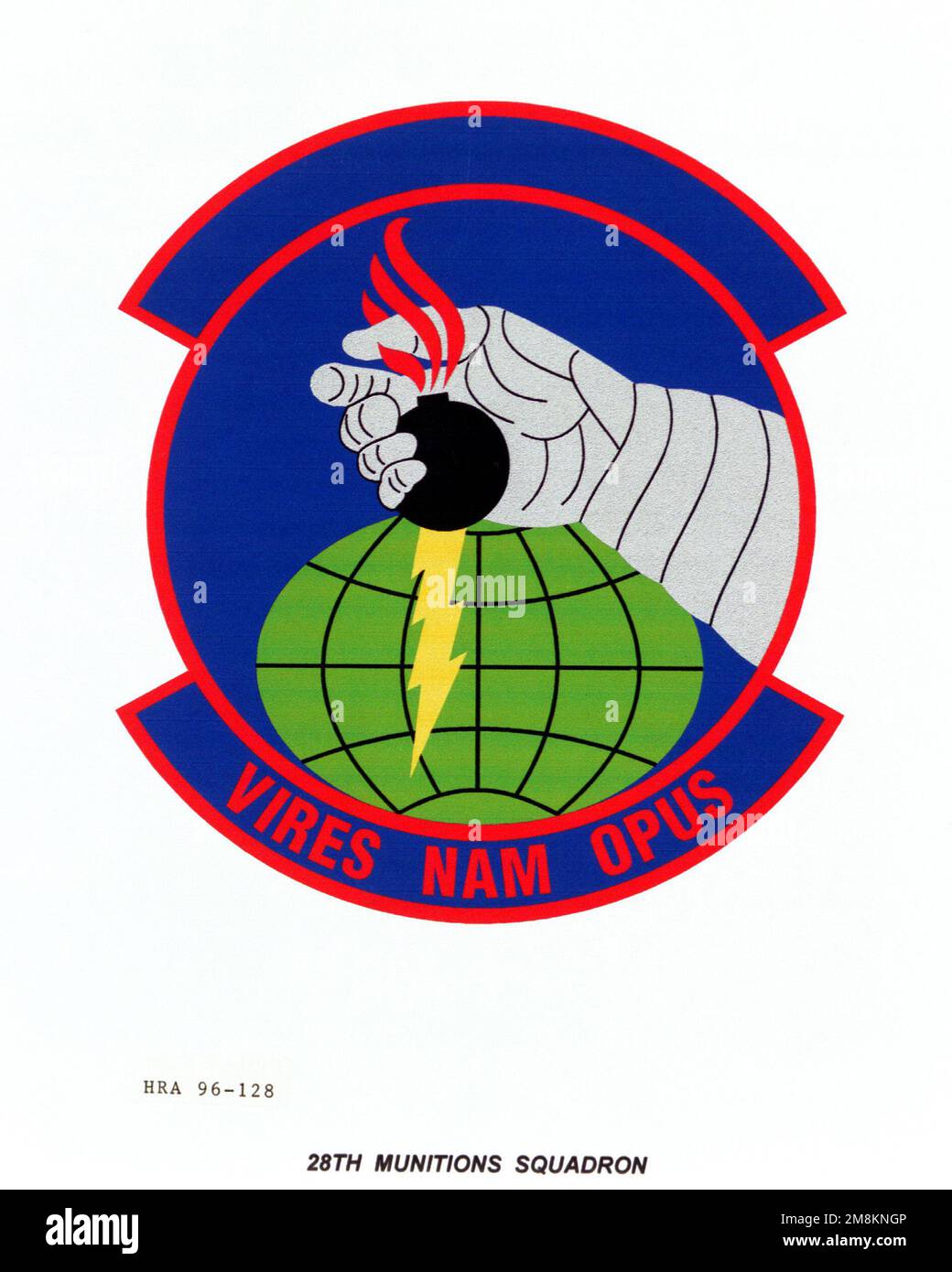 Air Force Organizational Emblem. 28th Munitions Squadron Exact Date ...