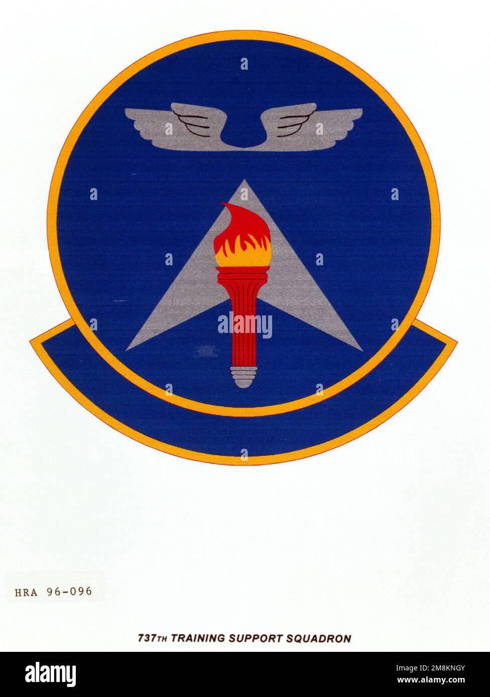 Air Force Organizational Emblem. 737th Training Support Squadron Exact ...
