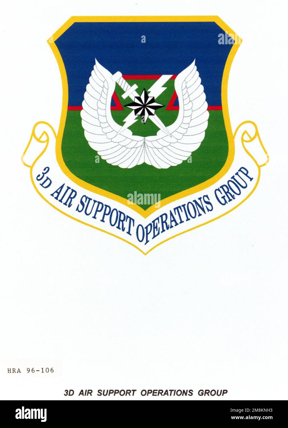 Air Force Organizational Emblem. 3rd Air Support Operations Group Exact ...