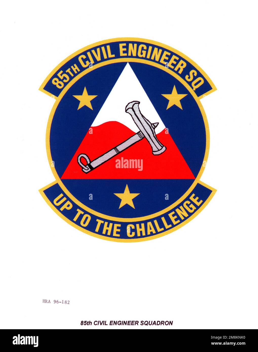 AIR FORCE ORGANIZATIONAL EMBLEM 85th Civil Engineer Squadron Exact Date ...