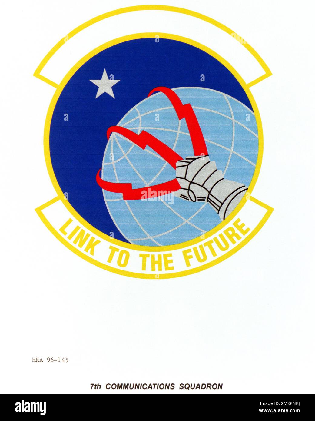Air Force Organizational Emblem. 7th Communications Squadron Exact Date ...