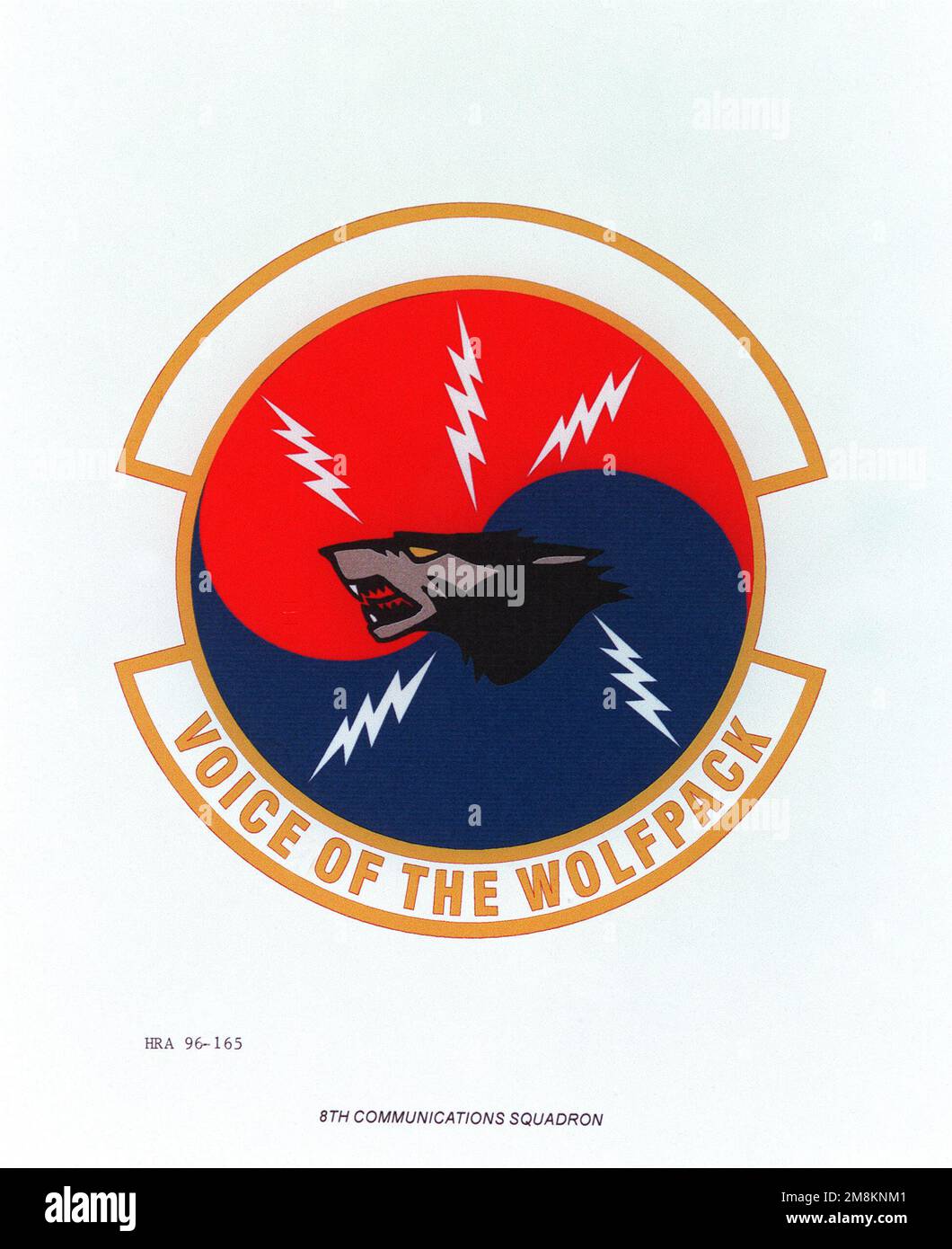 AIR FORCE ORGANIZATIONAL EMBLEM 8th Communications Squadron Exact Date ...