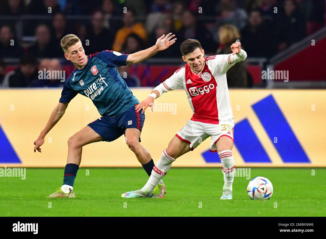 Netherlands. 15th Jan, 2023. AMSTERDAM, 14-01-2023 , Stadium Johan ...