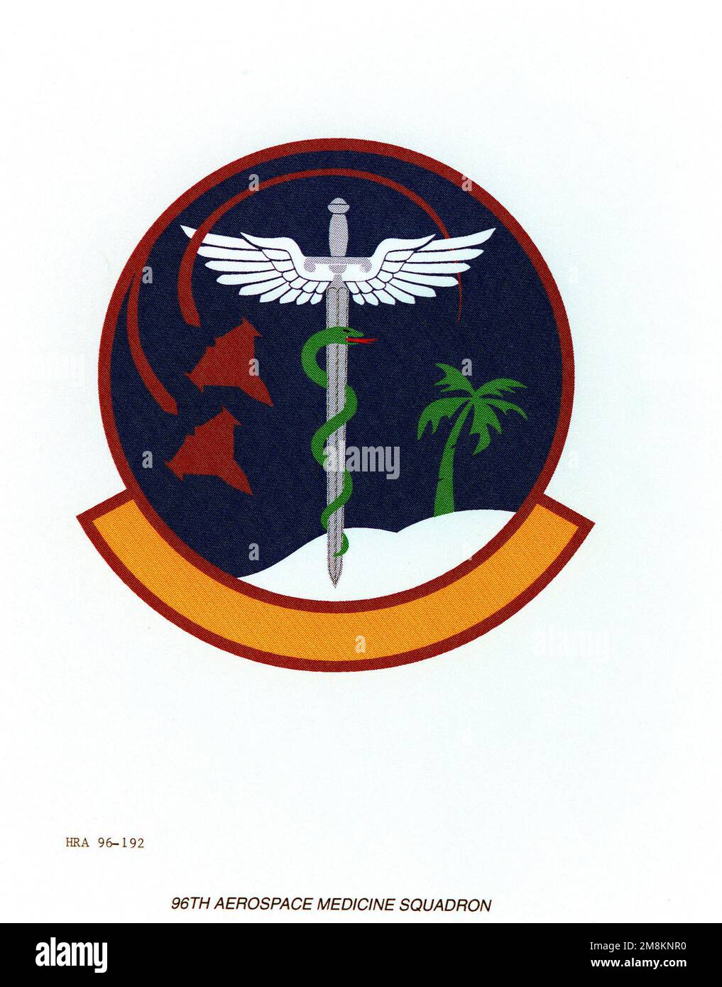AIR FORCE ORGANIZATIONAL EMBLEM 96th Aerospace Medicine Squadron Exact ...