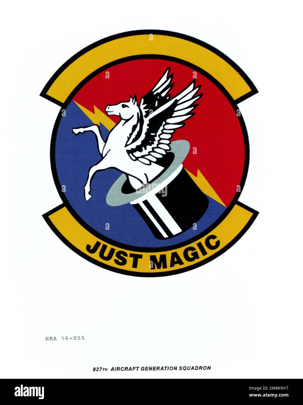 Approved insignia for the 927th Aircraft Generation Squadron Exact Date ...