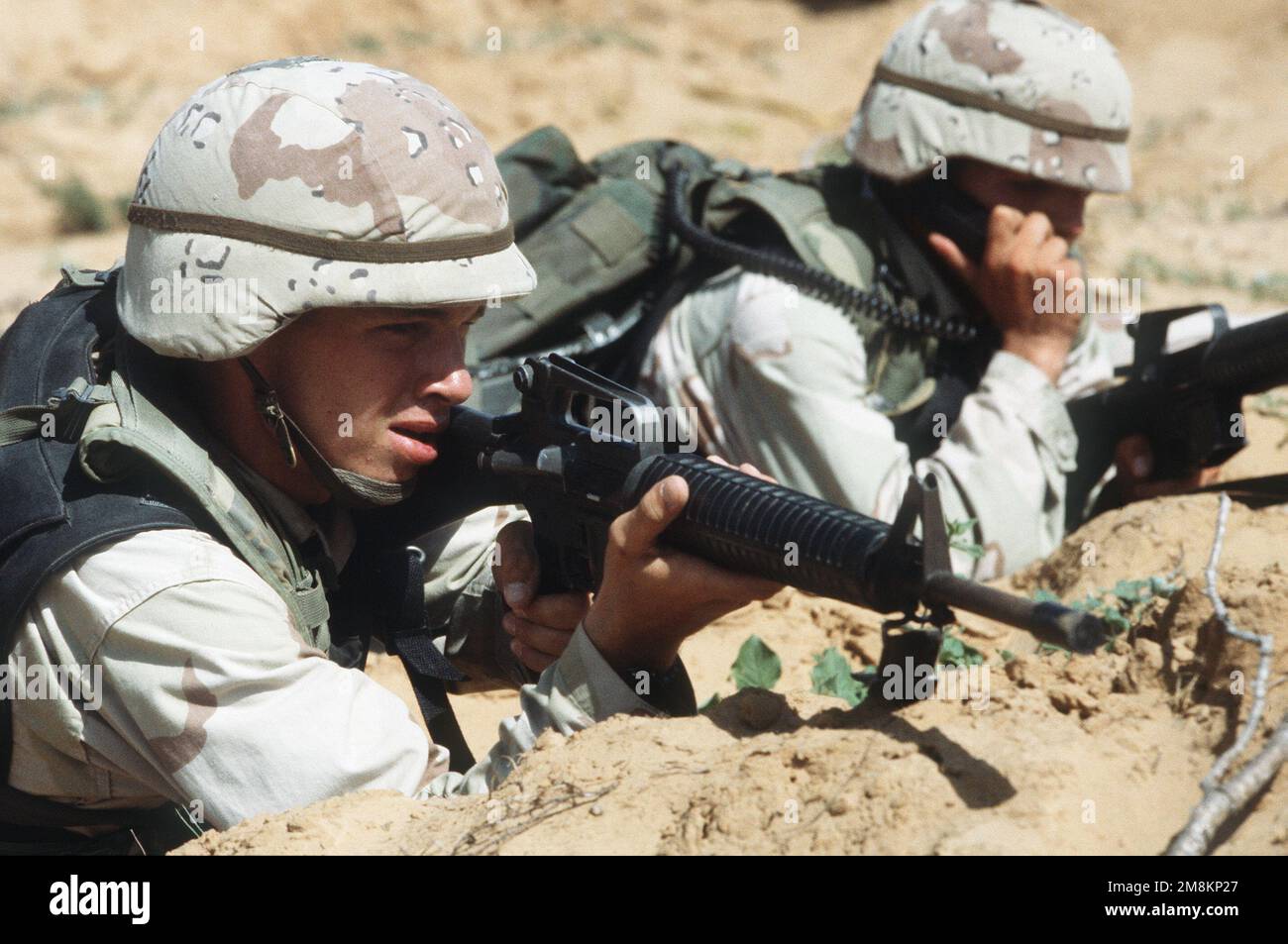 Soldiers from the 24th Infantry Division (Mechanized) participate in an ...