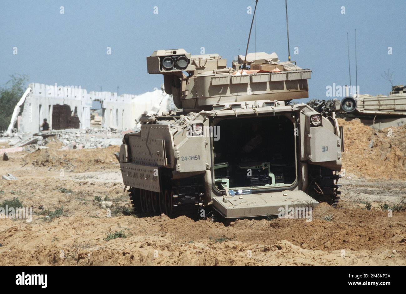 Soldiers from the 24th Infantry Division (Mechanized) participate in an ...