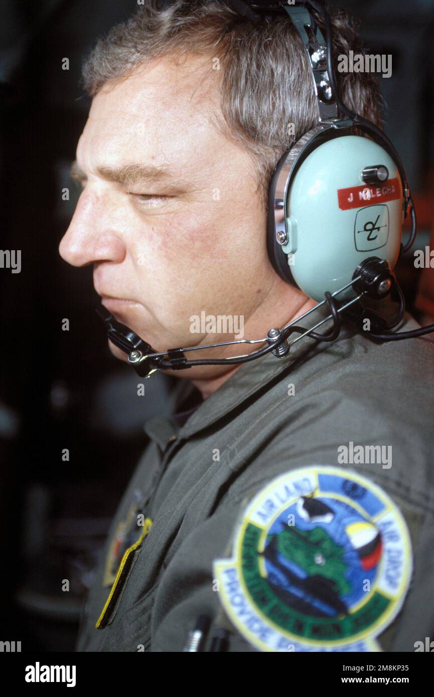 Portrait of MASTER SGT. John Malecha, C-130 Flight Engineer. MASTER SGT ...