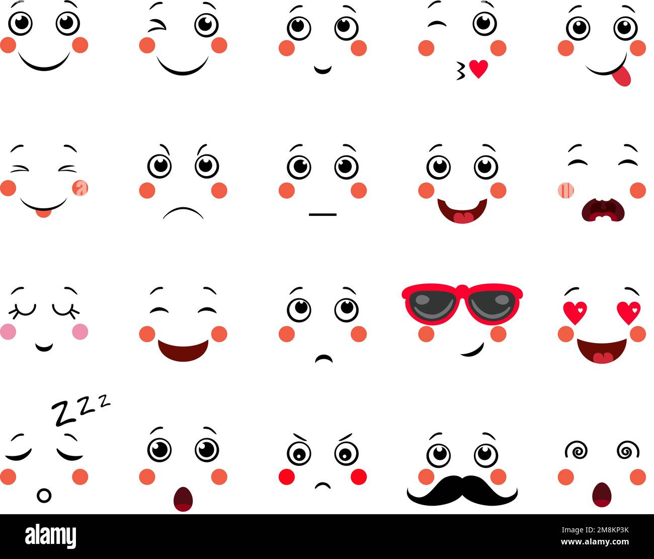 Joyful expressions Cut Out Stock Images & Pictures - Alamy