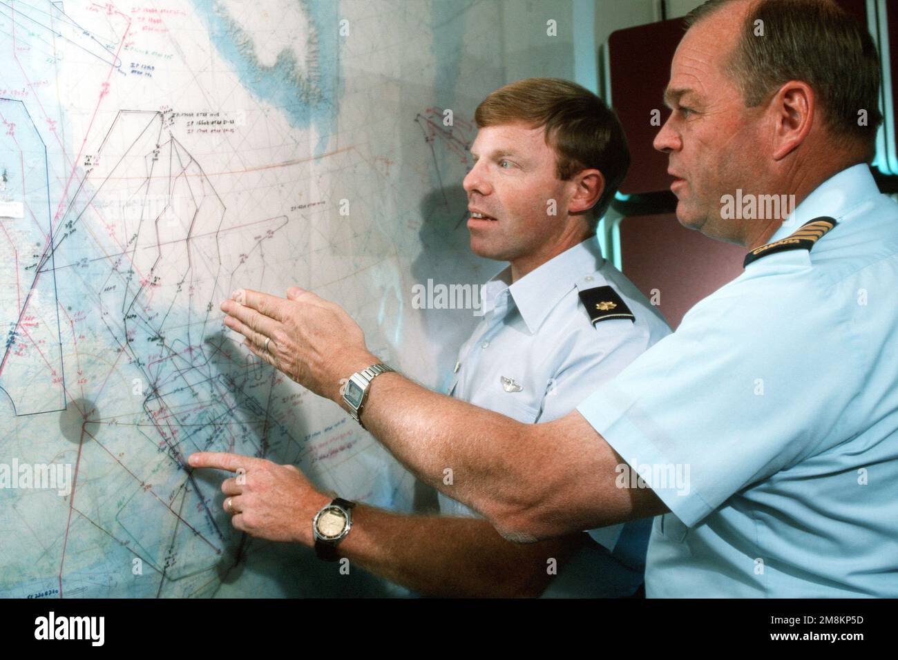 Canadian Forces Colonel Art Neilson (right), North American Aerospace ...