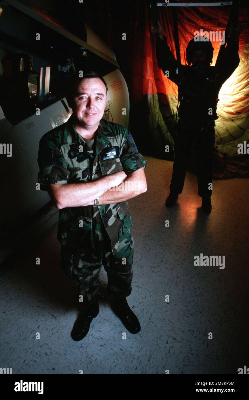 Shot of US Air Force SENIOR MASTER Sergeant Glenn French, 101st Fighter ...