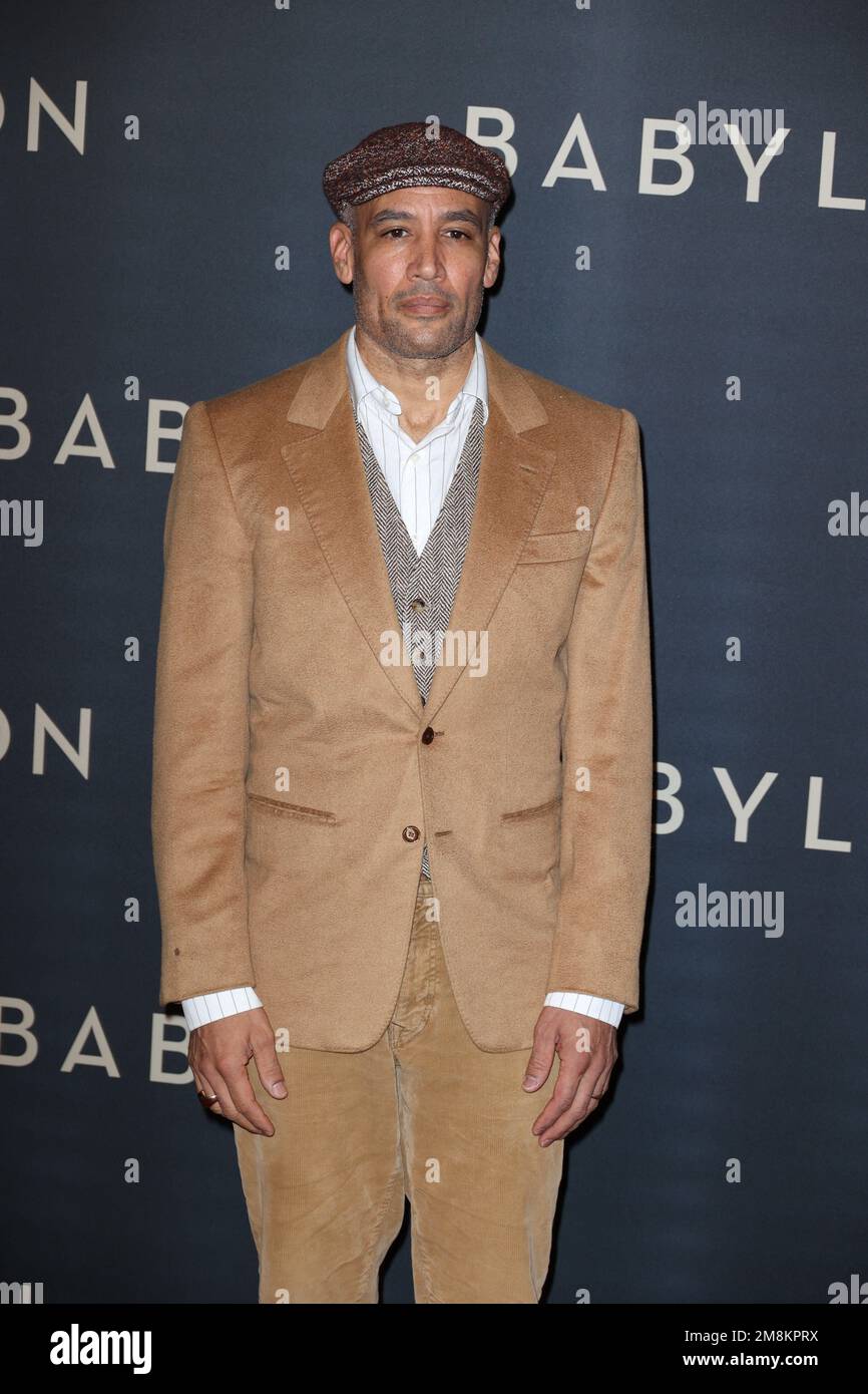 Paris, France. 14th Jan, 2023. Ben Harper attends Babylon Premiere held ...