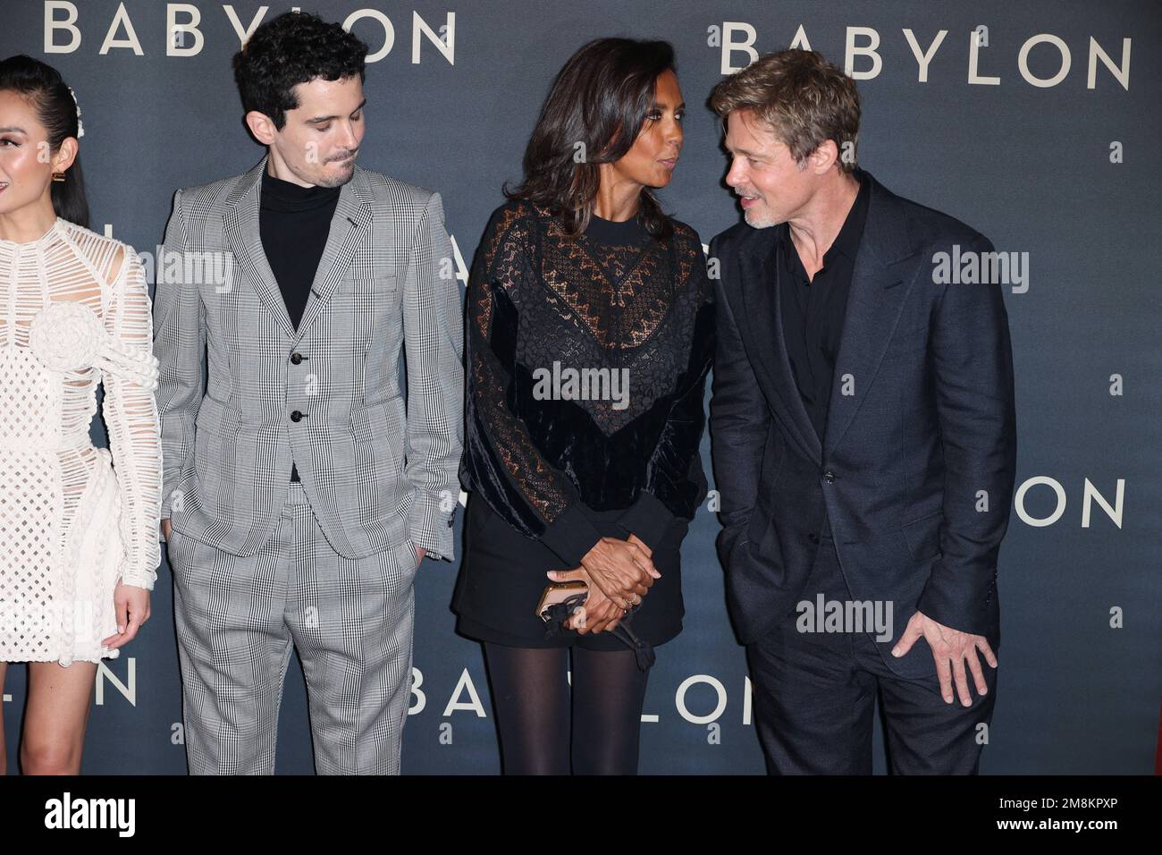 Paris, France. 14th Jan, 2023. Damien Chazelle, Karine Lemarchand and ...