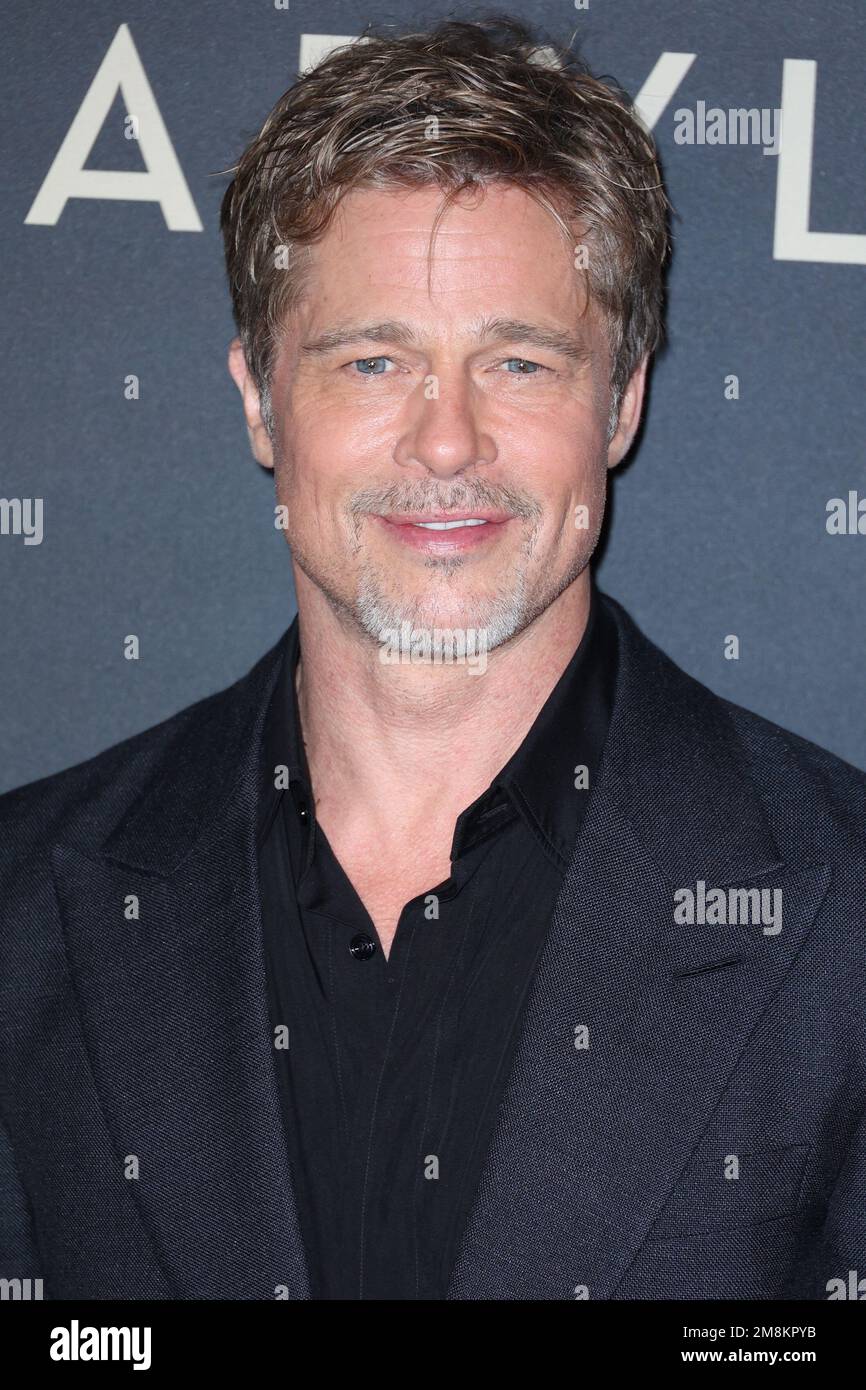 Paris, France. 14th Jan, 2023. Brad Pitt attends Babylon Premiere held ...
