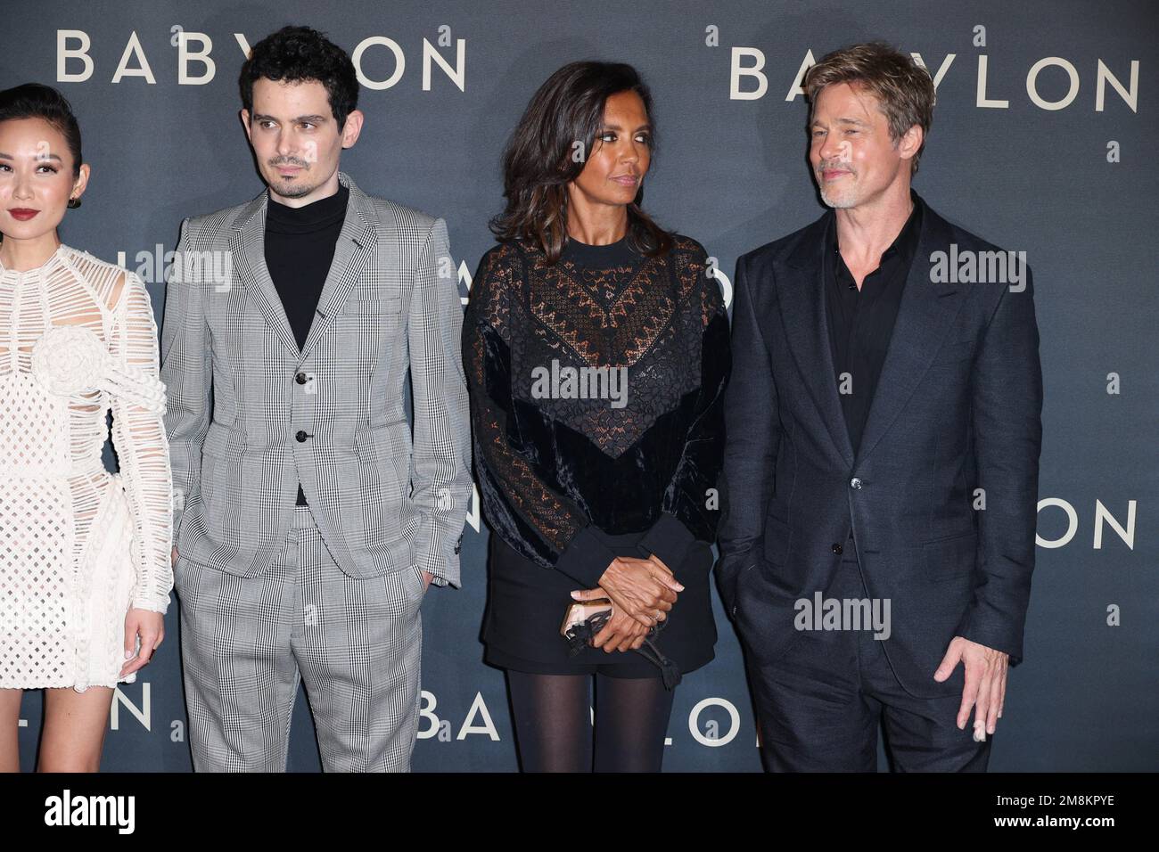 Paris, France. 14th Jan, 2023. Damien Chazelle, Karine Lemarchand and ...