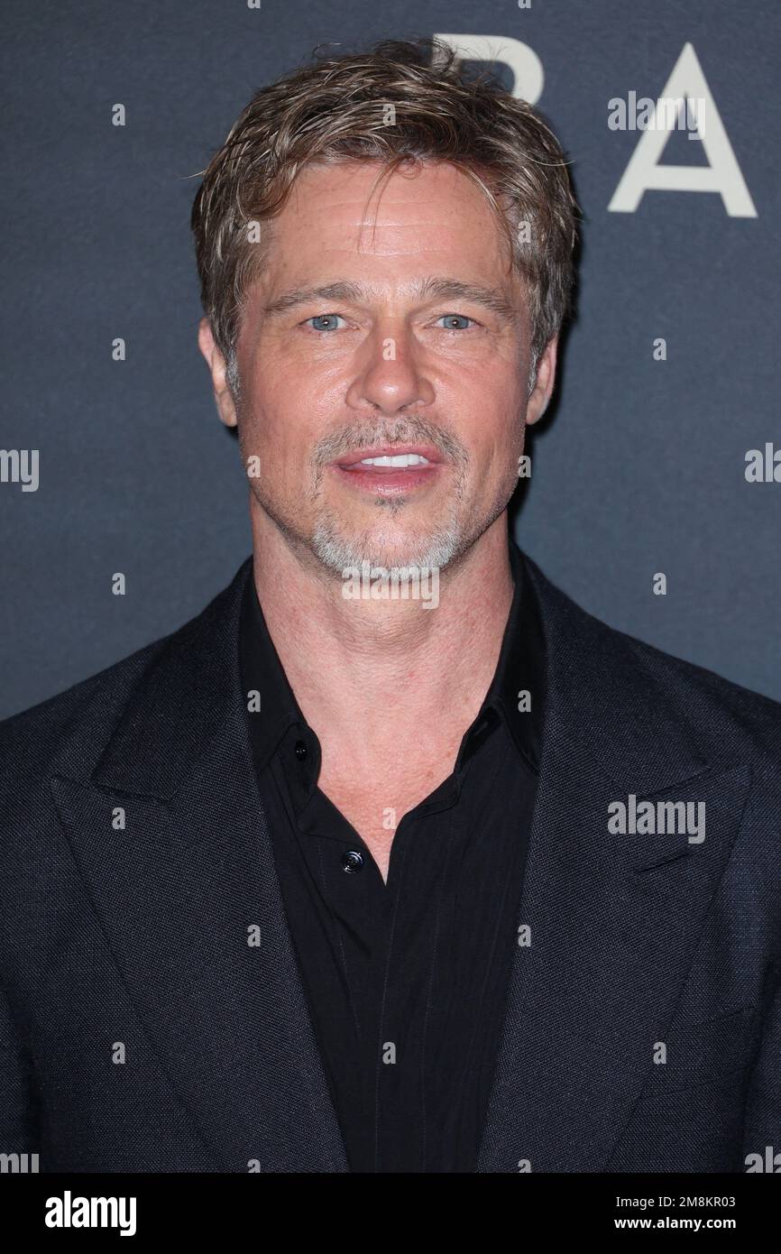 Paris, France. 14th Jan, 2023. Brad Pitt attends Babylon Premiere held ...