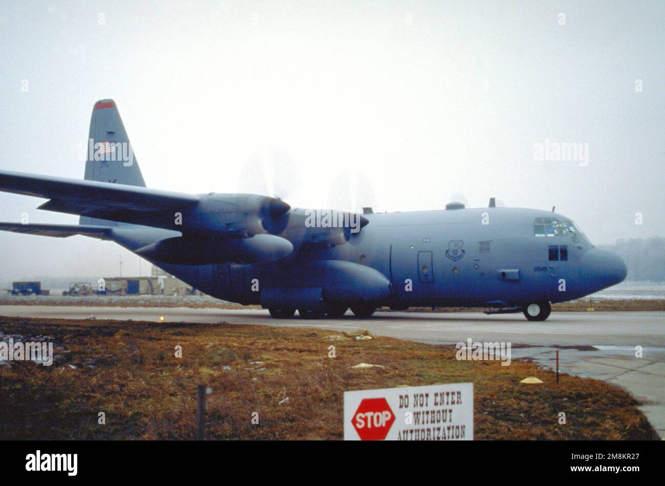 A C-130H Hercules from the 50th Airlift Squadron, Little Rock AFB ...