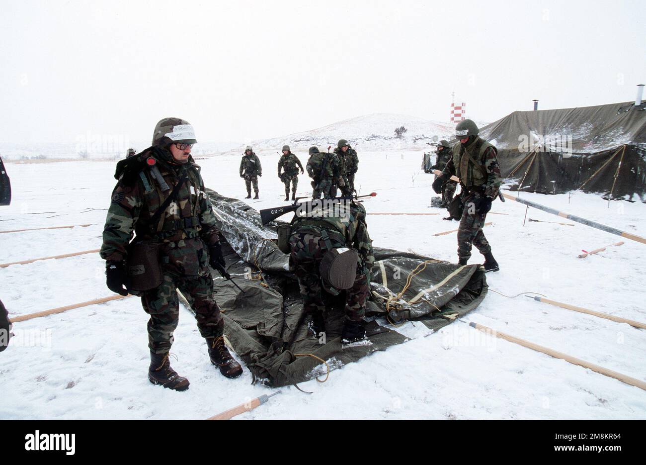 Deployed personnel from the 21st Space Wing and 90th Missile Wing ...