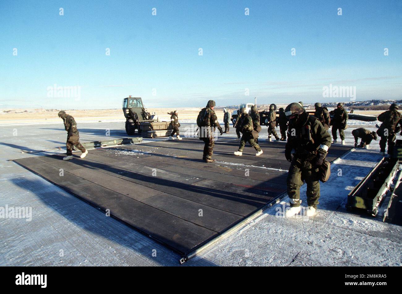 The opposing forces attacked and damaged the camp runway The Rapid ...