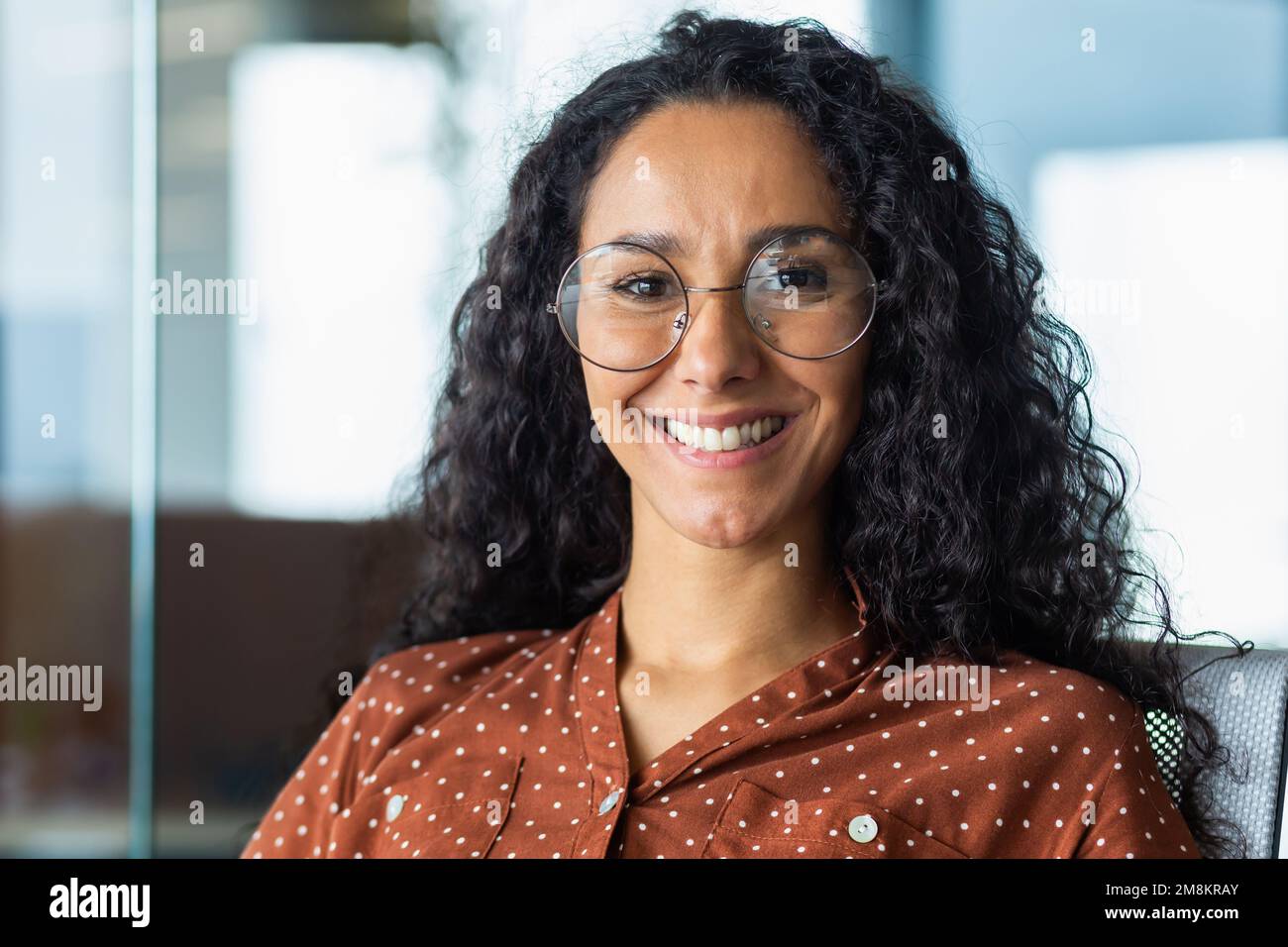 Portrait smiling female trainer hi-res stock photography and images - Alamy