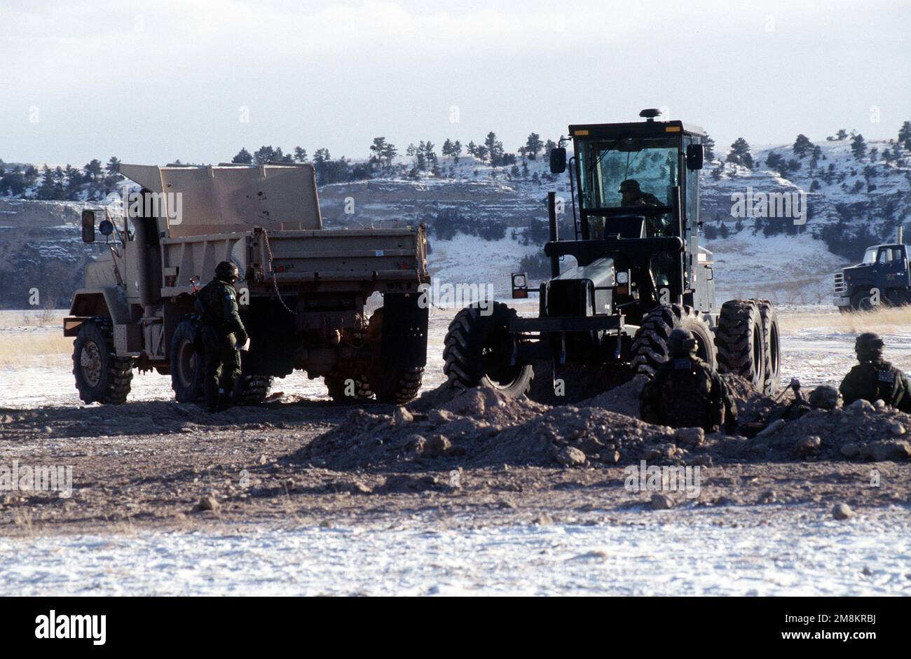 After the opposing forces attacked and damaged the camp runway, the ...