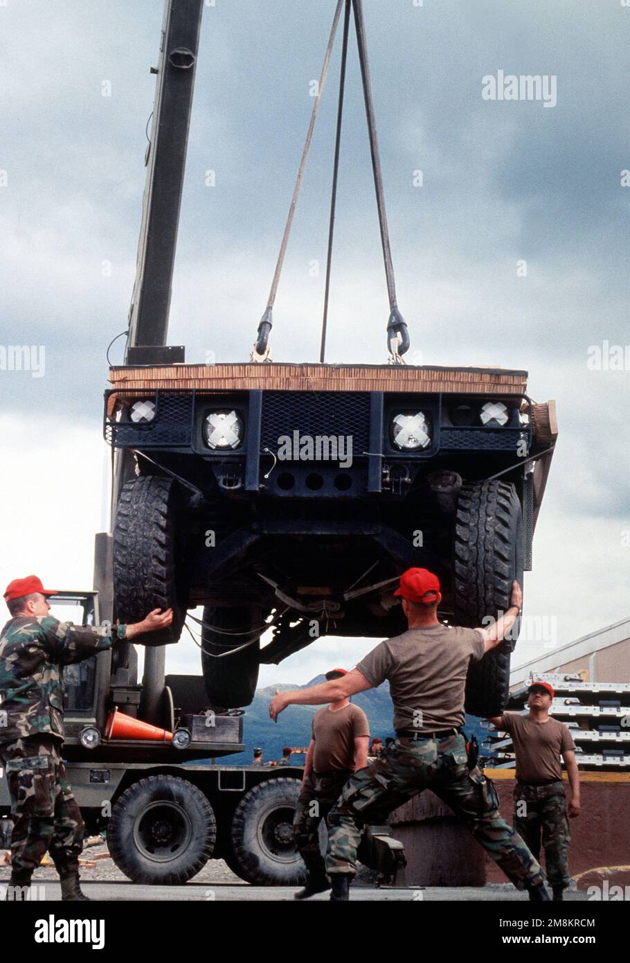 Riggers from the Special Troops Company (STC), Air Delivery Branch (ADB ...