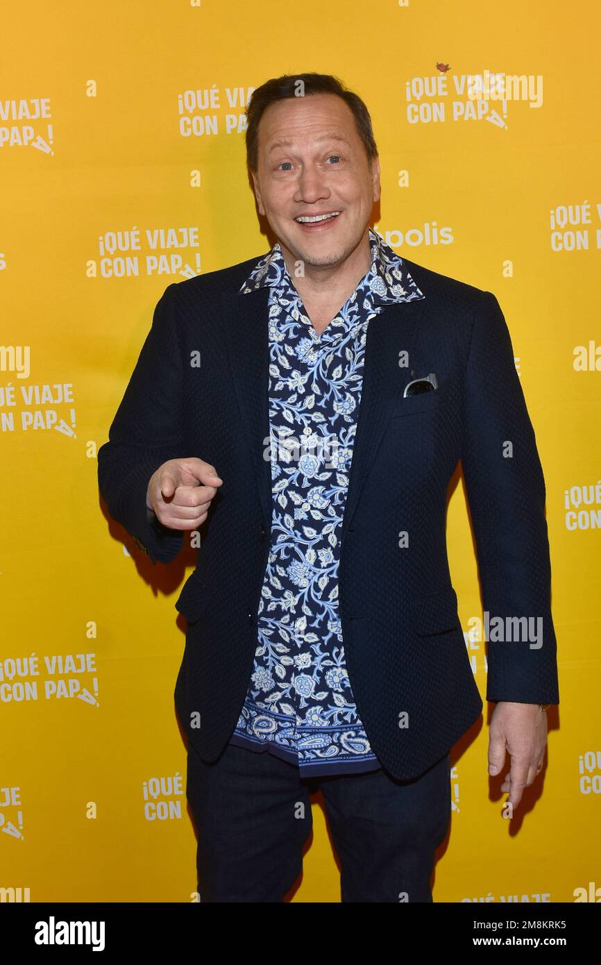 January 14, 2023, Mexico City, Mexico: American actor Rob Schneider ...