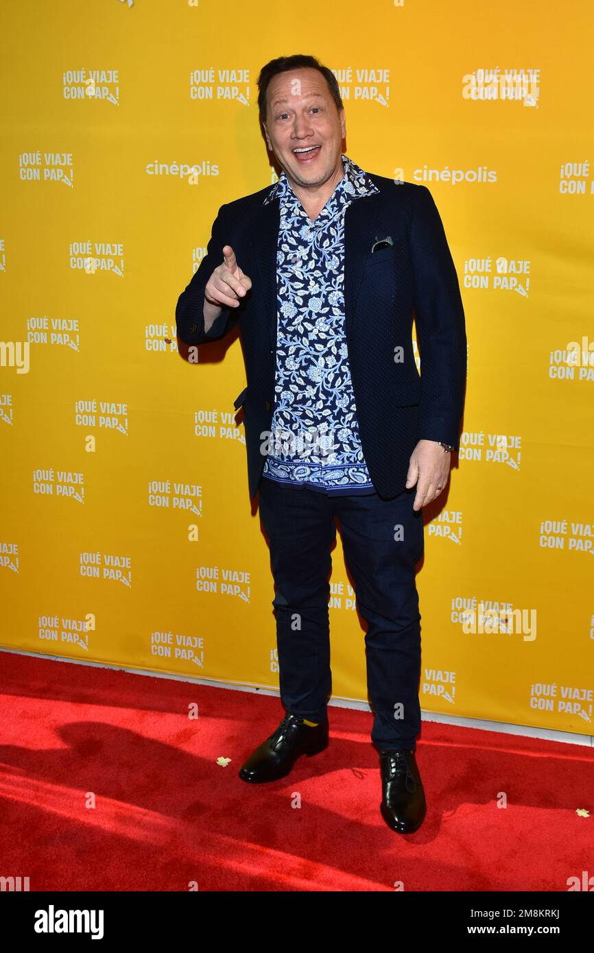 January 14, 2023, Mexico City, Mexico: American actor Rob Schneider ...