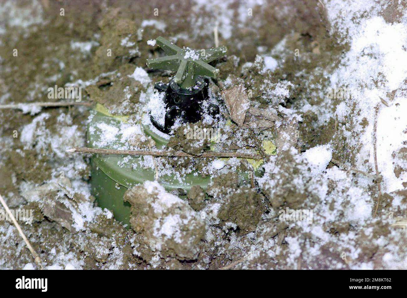 This photograph of a PMA-2 Anti-Personnel Mine was used for mine ...
