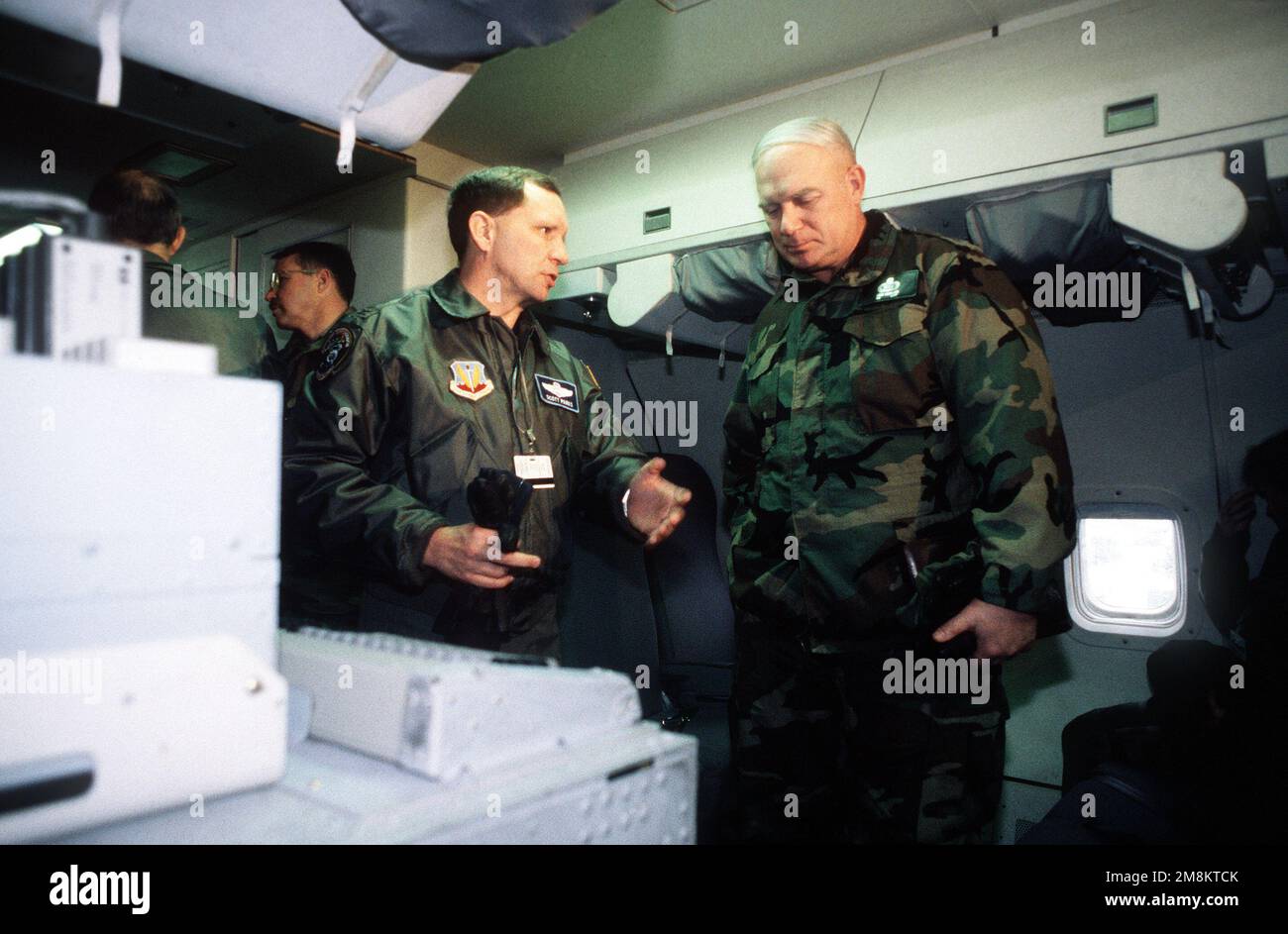 COL Scott Parks (right), Director of Operations, 4500th Joint STARS ...