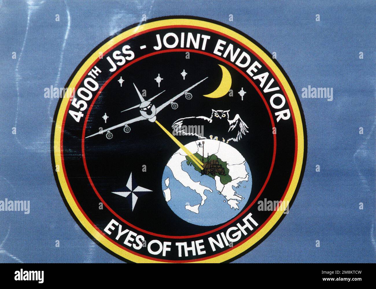 The patch worn by members of the 4500th Joint STARS (Surveillance ...