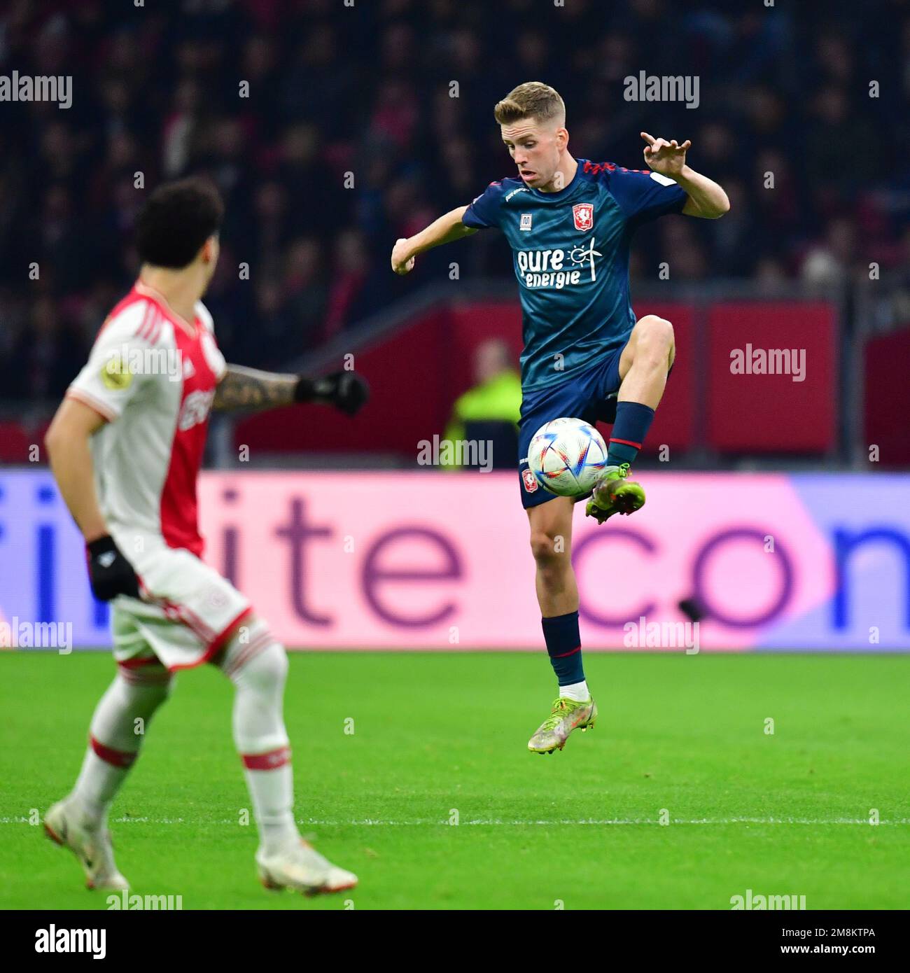 Netherlands. 15th Jan, 2023. AMSTERDAM, 14-01-2023 , Stadium Johan ...
